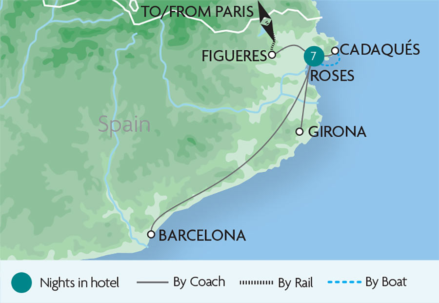 Catalan Coast Train Holidays | Rail Discoveries