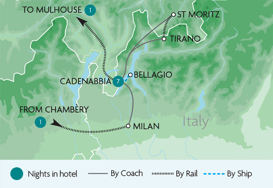 Tour | Lake Como All Inclusive | Rail Discoveries | 20CLS