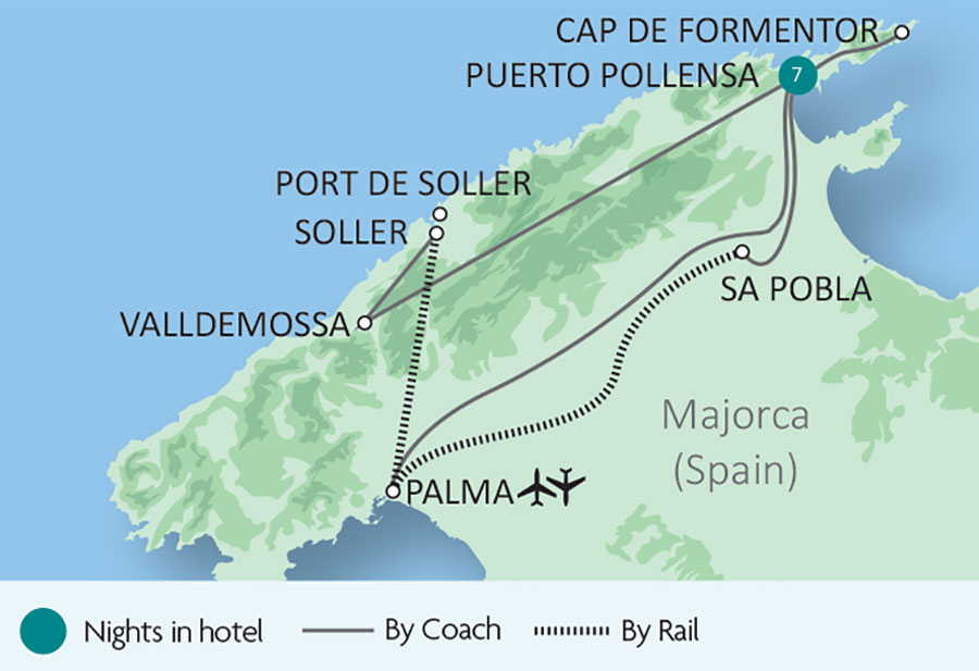 Tour | Majorca & the ‘Orange Express’ | Rail Discoveries | 20MJF