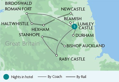 Lumley Castle & Durham Tour | Rail Discoveries
