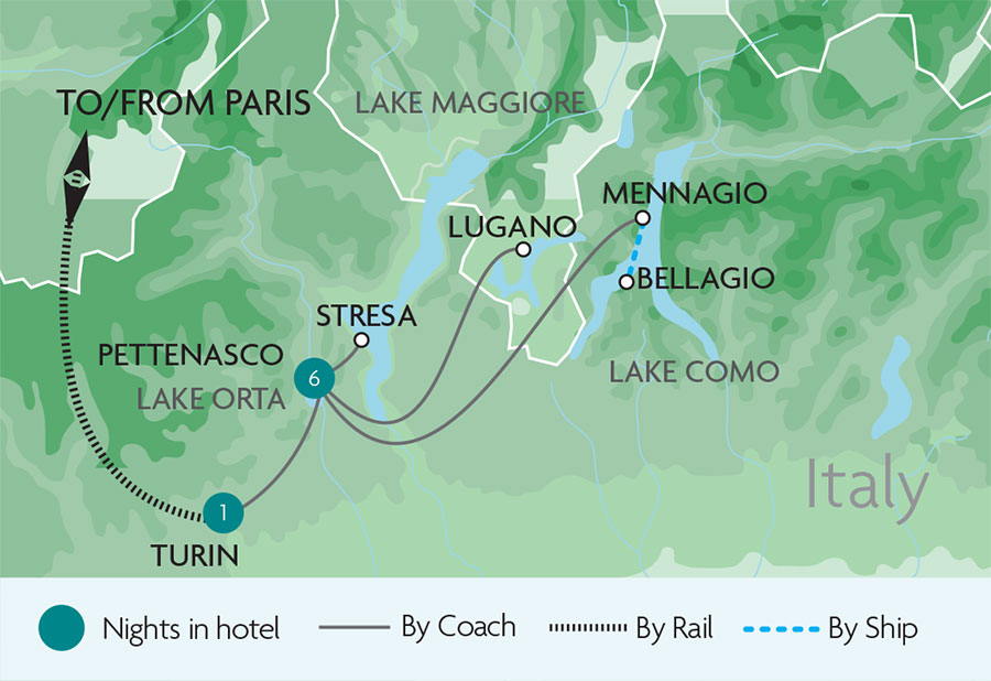 Rail Tours & Holidays to Stresa | Rail Discoveries