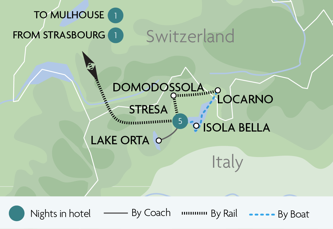 Italian lakes Rail Tours & Holidays| Rail Discoveries